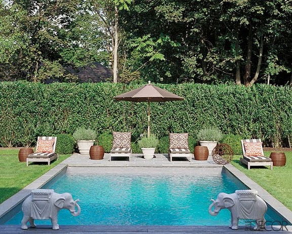 Pool Decor Ideas & Inspiration- and the Hamptons' Dirty Little Secret ...